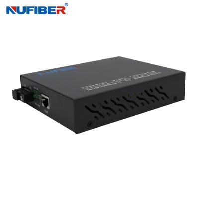 China Gigabit Internal Optic Media Converter 10/100/1000M Fiber to RJ45 Converter Duplex SM 1310nm Internal Power Supply for sale