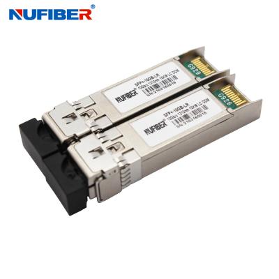 China SFP+ 1310nm 10km Optical Fiber Transceiver 10G LR LC DDM SMF Dual Fiber for sale