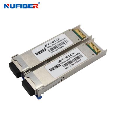 China 1550nm 10G XFP ER 40km DDM , SM Duplex LC XFP Transceiver Module for sale