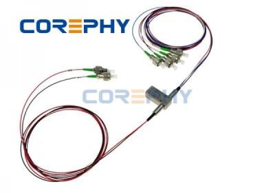 China D1x2 Mechanical Optical Switch Low Crosstalk for MAN OADM System Monitoring for sale