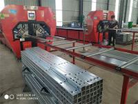 China Automatic 6 Meter Hydraulic Railing Square Pipe Punching And Cutting Machine for sale