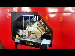 Máquina de cortar de feixe de 200 toneladas H de 380 V controlada por PLC para corte de aço