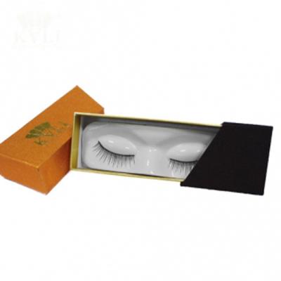 China middle open door sliding drawer eyelash gift box  Luxury drawer lash paper box for sale