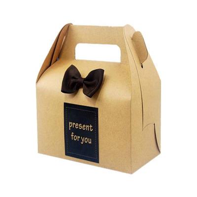 China custom favor gable box  Factory direct sell gift gable packaging box  dessert gable box for sale