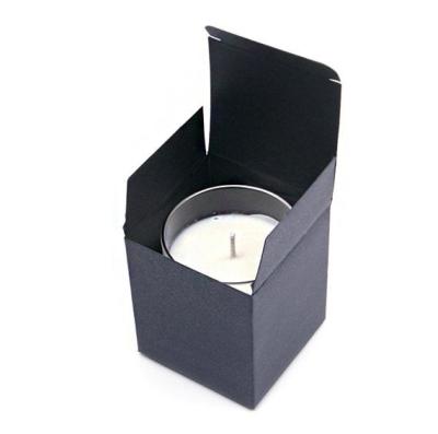 China black candle gift box  Custom tuck black candle paper box  cardboard candle color box for sale