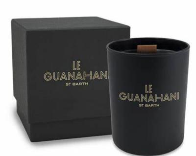 China black lid and base candle box with foil stamping logo  Bespoke candle pack box from China factory for sale