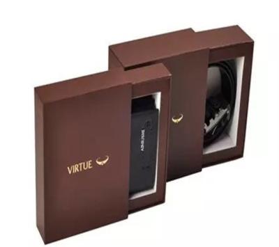 China Sliding drawer wallet paper box  China supplier  luxury rigid wallet box for sale