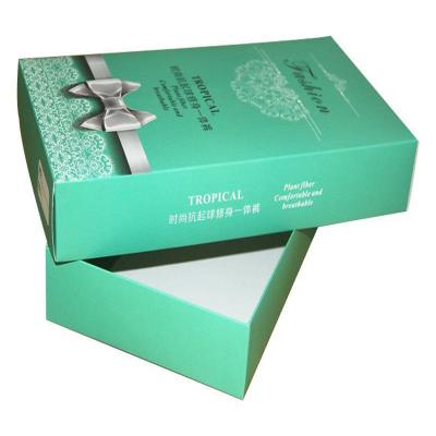China custom underwear packaging box bra box  waistcoat paper box  trousers folding gift box for sale
