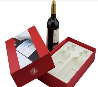 China two bottle vodka packaging  paper box luxury tequila gift box  cocktail packaging box for sale