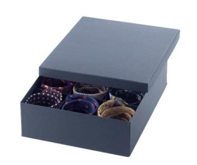 China custom  business tie packaging box  luxury three six nine pieces tie box for sale