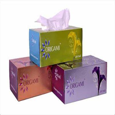 China custom tissue paper color box  luxury tissue paper packaging box  flat napkin gift box for sale