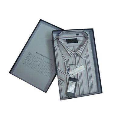 China custom T-shirt packaging box men business shirt paper box rigid wedding packaging box for sale