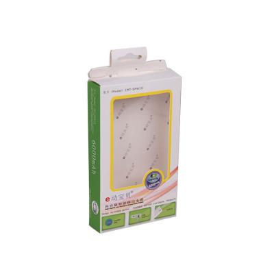 China power bank gift box portable power paper box with hook hangtable portable battery box  custom charger gift box for sale