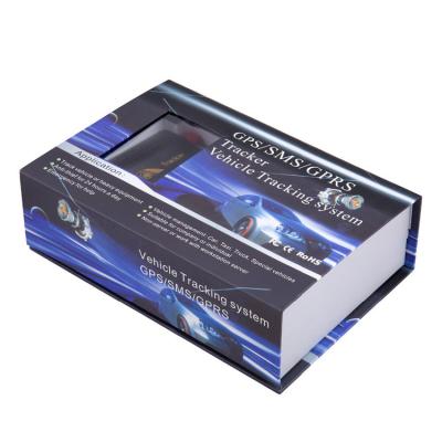 China custom GPS packaging gift box  GPS hinged paper box  flocking blister gps box for sale