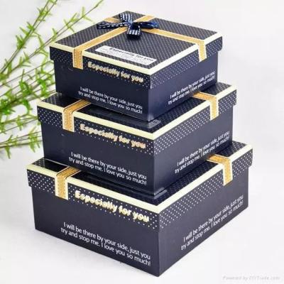 China custom hat box high end wallet box comb paper box bookmark box with ribbon for sale