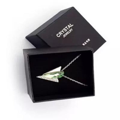 China bespoke crystal jewelry lid and base gift box  crystal packaging paper box for sale