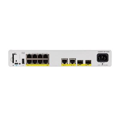 China Compact Fanless Cisco Switch With 8x PoE+ & 2x 10G SFP+ Ports C9200CX for sale
