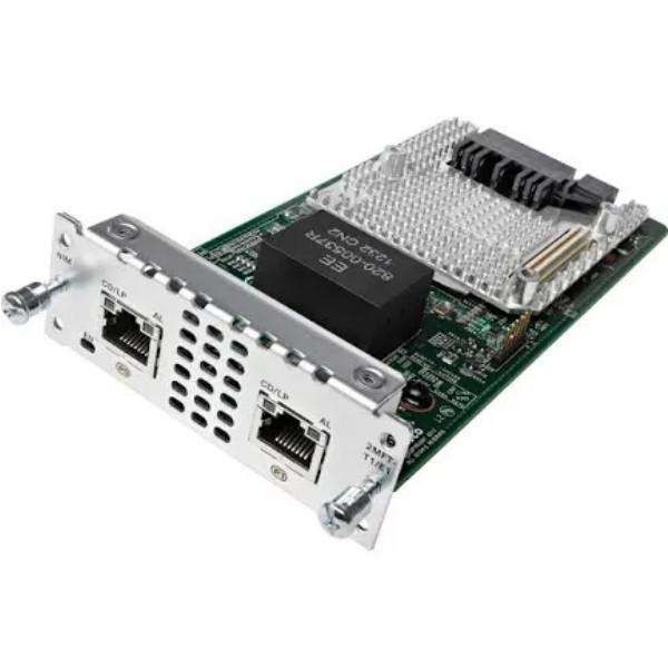 シスコ モジュール NIM-2MFT-T1/E1 : ISR 4000 ルータのためのデュアルポート T1/E1 サポート,マルチプロトコル 柔軟性