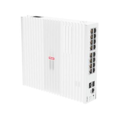 China 16-Port Gigabit Ruijie Switch With 2 SFP Slots Web Managed VLAN QoS Support for sale