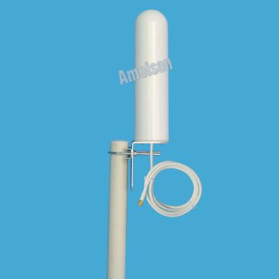 China Omni 4g Dual Antenna Omni 360 Antenna Long Range 806-960 / 1710-2500MHz 3 / 5dBi for sale