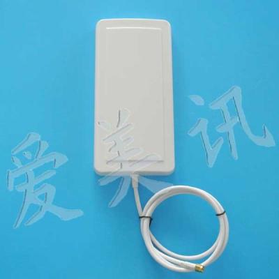 China Outdoor Indoor WiFi Directional Patch Flat Panel Antenna Wall Mount 2.4GHz 12dBi for sale