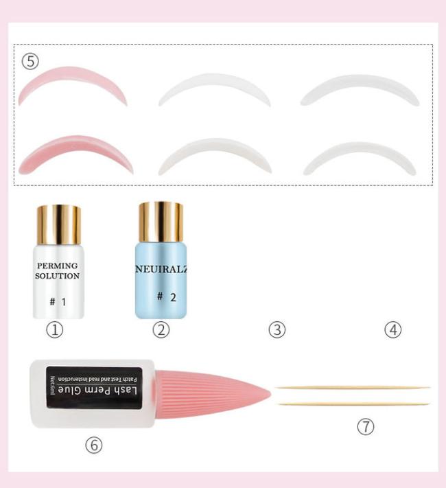 L'occhio di prezzo franco fabbrica frusta i corredi che di sollevamento di Perming Lash Lift Curling Eyelash Perm dei riccioli il professionista accetta l'etichetta privata