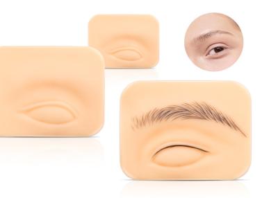 Cina sopracciglio permanente Microblading della pelle di pratica di trucco del silicone 3D in vendita