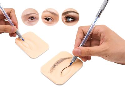 Cina sopracciglio permanente Microblading della pelle di pratica di trucco del silicone 3D in vendita