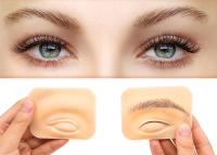 China 3D Eyeliner Microblading Tattoo Practice Skin For Beginner 2 Pcs / Bag for sale