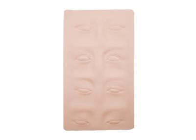 China Realistic Silicone Washable Permanent Makeup Practice Skin 26.1*15.1*0.1cm for sale