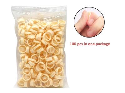China ODM Silicone Pigment Ring Small Medium Large Permanent Makeup Soft Texture for sale