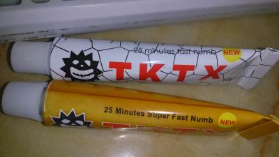 Cina La sicurezza più forte TKTX tatua la crema attuale intorpidente 10g/pc impermeabile duraturo in vendita