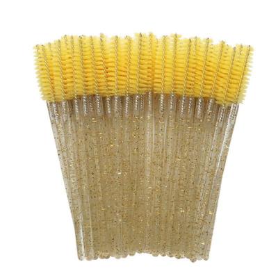 Cina L'estensione Crystal Mascara Brush Disposable Eyelash del ciglio spazzola la sferza della fronte in vendita