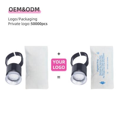 Cina Il pigmento permanente Ring With Sponge Tattoo Ink di trucco foggia a coppa gli accessori di Microblading in vendita