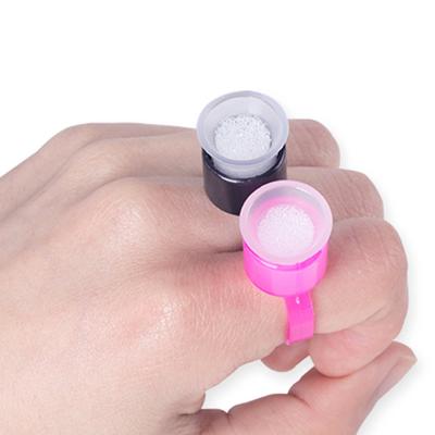 Cina Il pigmento permanente Ring With Sponge Tattoo Ink di trucco foggia a coppa gli accessori di Microblading in vendita