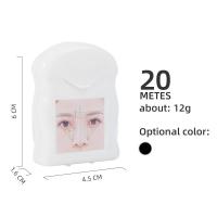 China Micro Per - Inked Brow Mapping String Line For Microblading Eyebrow Black 10m 20m for sale