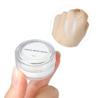 China ODM 10g White Brow Paste Secure Eyebrow For Microblading Lip for sale