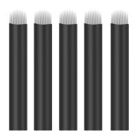 China Sharp and Flexible 0.16/0.18 mm Microblading Needle for Permanent Eyebrow Tattoo Tool for sale