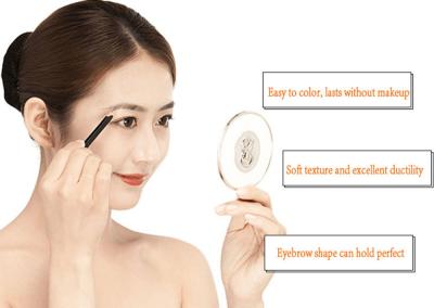 Cina La matita di sopracciglio permanente impermeabile di tirata di trucco del minerale di bellezza ha sudato - gli accessori del manufatto del tordo della matita della prova in vendita