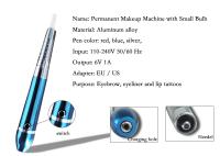 China Multi - Functional Permanent Tattoo Machine ,  Fog Eyebrow Machine Pen for sale