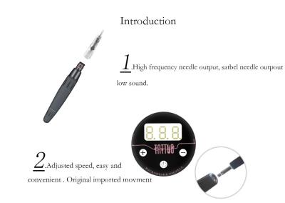 Cina Manipolazione permanente di tocco di Pen Tattoo Gun Tattoo Kit Digital della macchina di trucco di Protable in vendita