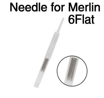 China 1R Permanent Makeup Eyebrow Needles / 1 Prong Round Mosaic Needle for sale