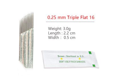 Cina Doppia fila 16/17 OEM/ODM degli aghi del tatuaggio del sopracciglio della nebbia di Pin 2.0-3.0g in vendita