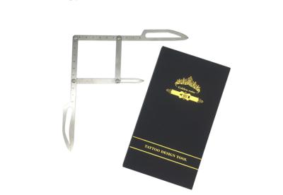 China Non-Toxic Stainless Steel Flexible Eyebrow Microblading Tool Golden Ratio / Mean Caliper Divider for sale