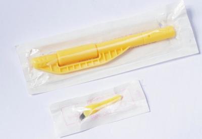 Cina Penna manuale eliminabile del tatuaggio in professinal, in Microshading giallo Handpiece e staccabile in vendita