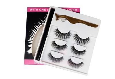 China De in het groot Magnetische Wimpers van Magneet Valse Mink Eyelash Set Lash Eyeliner met Toegelaten Pincetoem/ODM Te koop