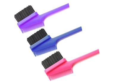 China Double Sided Hair Edge Control Brushes Comb Eyebrow Brushes Wholesale Price For Beauty Makeup And Brow Tint for sale