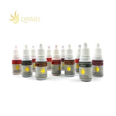 Cina 15ml/micro inchiostro di colore pigmento della bottiglia per il tatuaggio permanente dei semi in vendita