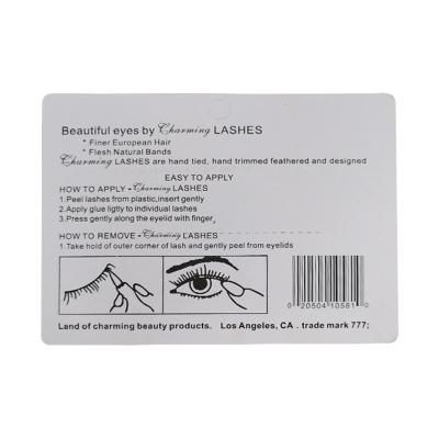 China Handmade Synthetic hair  Individual Synthetic Natural False Eyelashes for sale