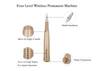 China Wireless Machine 240v Permanent Makeup Tattoo Kit Built In Battery for sale